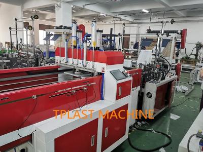 Cina Four Line Automatic High Speed Poly Plastic Shopping Bag Making Machine nylon bag in vendita
