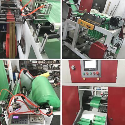 Cina Hot sale  product  ribbon-throught hdpe pe garbage plastic bag making machine in roll in vendita