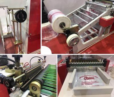 Cina heavy duty bag making machine  Thick garbage bag vest bag making machine in vendita