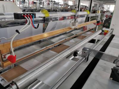 中国 Full automatic  High quality Hot sealing 6 lines cold cutting shopping bag garbage  bag making machine 販売のため