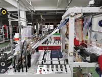 China High speed 2 line plastic poly bag making machinery biodegradable plastic for sale