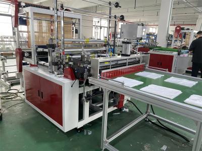 Cina High speed four line heat cutting biodegradable plastic thin bag maker machine price in vendita