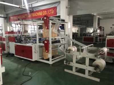 Cina High speed Full automatic biodegradable  plastic shopping bag garbage nylon carry bag making machine price in vendita