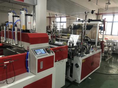 Cina High speed Full automatic biodegradable  plastic shopping bag garbage nylon carry bag making machine price in vendita