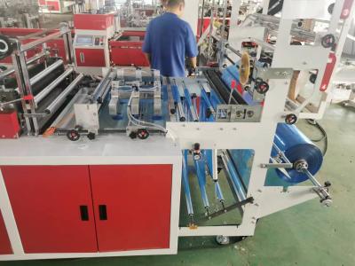 Cina BOPP OPP PE heat cutting side sealing bag making machine in vendita