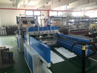 Cina Full Automatic High Speed four line Plastic Shopping Bag Making Machine nylon garbage bag machine plant price in vendita