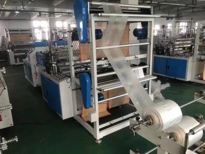 Cina Full Automatic High Speed four line Plastic Shopping Bag Making Machine nylon garbage bag machine plant price in vendita