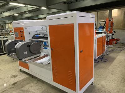 Cina Full automatic star seal garbage rolling bag biodegradable plastic bag making machine in vendita