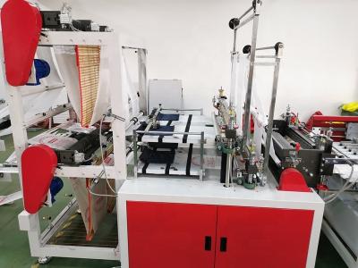 Cina factory price high speed 4 line Plastic PE biodegradable garbage bag machine shopping bag making machine in vendita