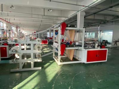 Cina High Speed Two layer cold cutting hot sealing biodegradable plastic bag machine in vendita