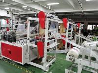 China Automatic four line t shirt bag making machine for sale