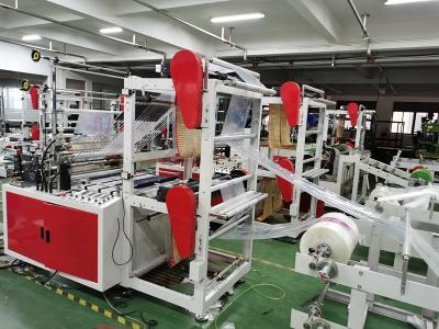 Cina Automatic four line t shirt bag making machine in vendita