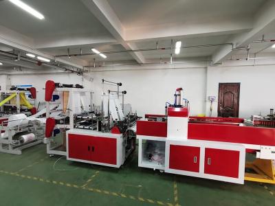 Cina Automatic four line t shirt bag making machine in vendita