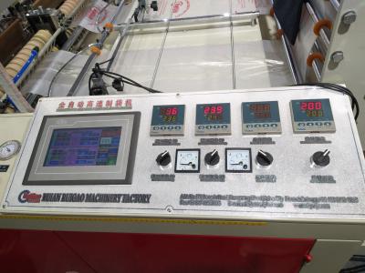 Cina Two lines hot cutting Plastic bag making machine Price shopping bag machine in vendita