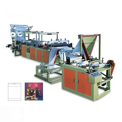 Cina Full automatic Big biodegradable plastic roll garbage trash bag making machine price in vendita