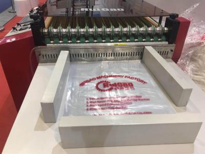 Cina high quality Turkish non stretch HDPE LDPE plastic garbage shopping bag pe bag making machine in vendita
