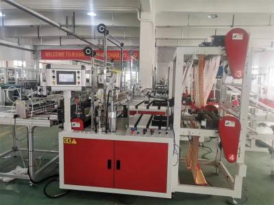 Cina automatic 4 line biodegradable bags manufacturing machine making in vendita