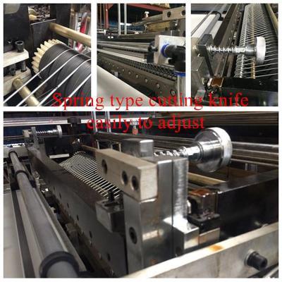 中国 full automatic 4 lines double layers heat bottom sealing and cold cutting  bag making machine 販売のため