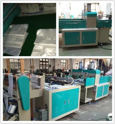 中国 full automatic 4 lines 2 layers heat sealing and cold cutting shopping bag making machine 販売のため