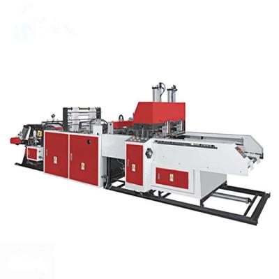 Cina High speed  plastic PE Poly HDPE T-shirt shopping biodegradable corn starch bag making machine in vendita
