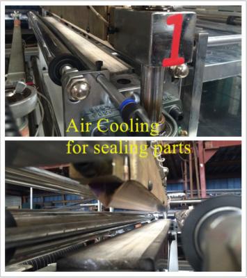 中国 Fully-Automatic 4 Lines Cold Cutting Plastic Bag Making Machine 販売のため