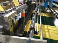 China Automatic Plastic nylon poly carry tshirt &flat bag cutting machine for sale