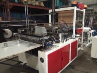 China Automatic Plastic nylon poly carry tshirt &flat bag cutting machine for sale