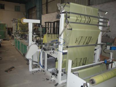 中国 High Speed HDPE plastic biodegradable drawstring string ribbon rolled garbage bag making machine price 販売のため