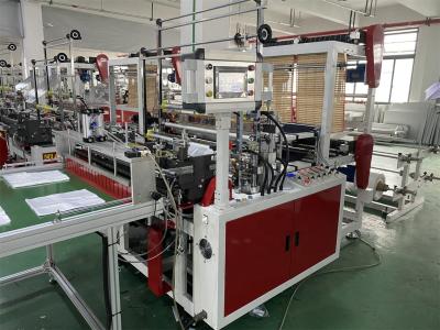Cina Flat Bag Making Machine 4 Lines Heating Sealing And Cold Cutting in vendita