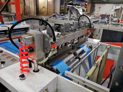 Cina High Speed Full Automatic biodegradable garbage trash plastic roll bag making machine price in vendita