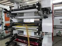 China Automatic High speed 4 color Flexo Printing Machine Stack Style PLC system printer Paper plastic Film for sale