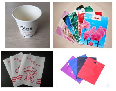 China High speed paper cup plastic bag two color flexo printing machine zu verkaufen