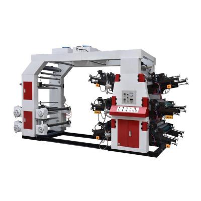 Cina 6 Color Flexo Printing Machine High Productivity Automatic Flexographic Printer in vendita
