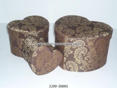 China joyous felicitate Jewerly Packing box fabric Jaquard design for sale
