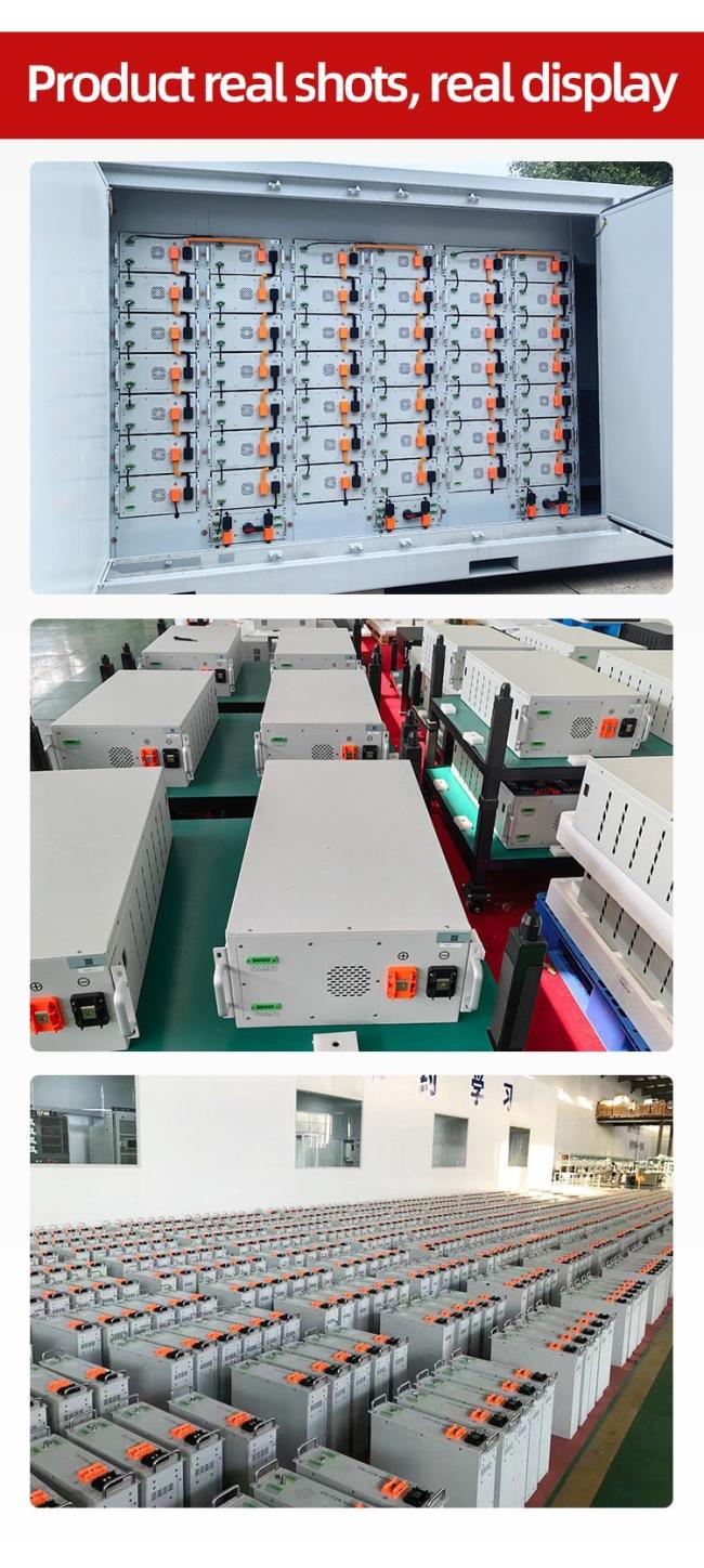 30kwh/100kwh High Pressure Rechargeable Li-ion Battery System with Monitor