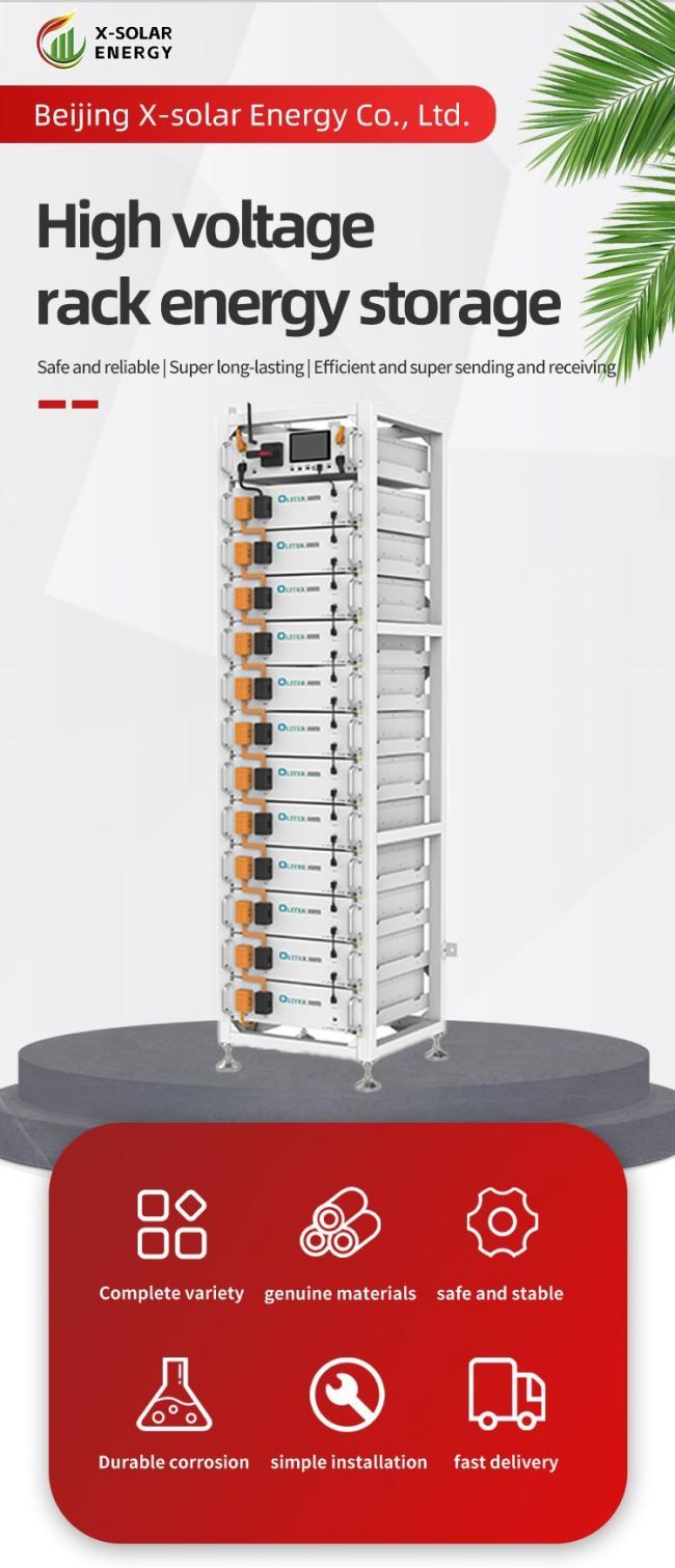 Lithium Solar System Photovoltaic Battery Power Supply for 30kwh/100kwh High Pressure Rack Type AGM Energy Storage System