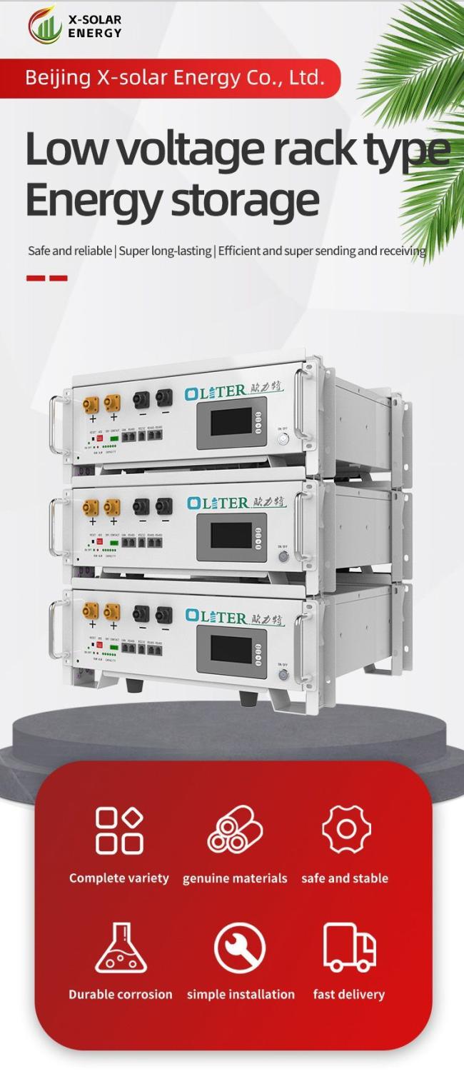 51.2V 100ah Lithium Solar System Battery Power Supply for Low Pressure Rack Type Smart Energy Storage