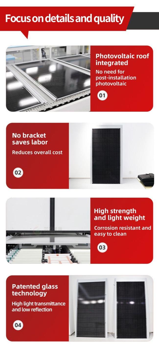 Durable 520W Solar Steel Plates for Reliable Roof Installations