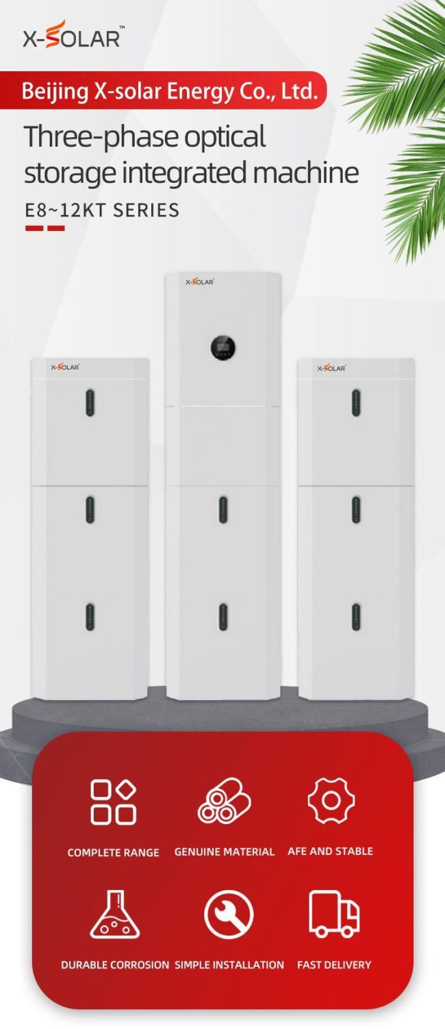 Three Phase System All in One Solution: Hybrid Inverter E10kt Blue-Pack-10.2 Battery Pack Wifiplug&amp; Cts