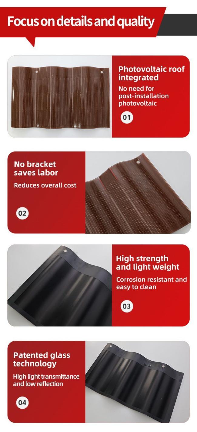 Solar Roof Panels - High-Efficiency Solar Tiles for Sustainable Home Solutions Tiles with Solar Panels