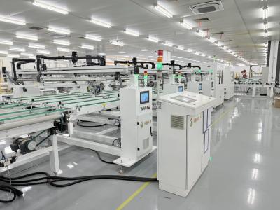 China Máquina de pegado eléctrico estable para la línea de producción de módulos solares Humedad 5 - 75% en venta