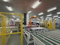 China Automatic Solar Module Layout Machine with ±0.8mm Precision and 60s Cycle Time for 1630-2500mm Panels for sale