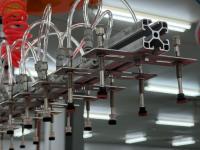 China Automatic Solar Module Layout Machine with ±0.8mm Precision and 60s Cycle Time for 1630-2500mm Panels for sale