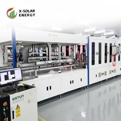 China Auto Infrared Solar Panel Welding Machine Flexible Solar Module Production Line for sale