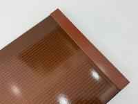 China Orange 120W Double Glass Flat Solar Tile Modules with TOPCon Cells 1630×440×29mm IP68 Rated for sale