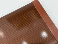 China Orange 120W Double Glass Flat Solar Tile Modules with TOPCon Cells 1630×440×29mm IP68 Rated for sale