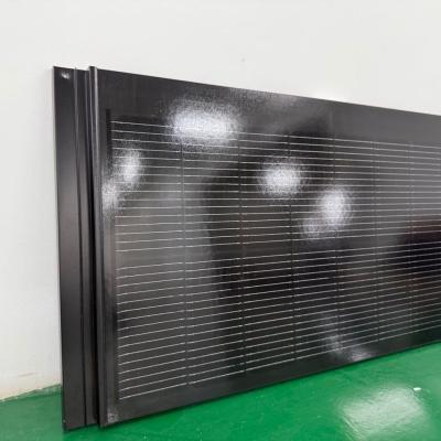 Cina pannello solare nero piatta piastrelle di tetto BIPV doppio vetro 120W materiale sostenibile in vendita