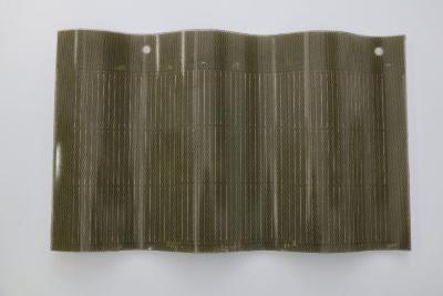 Cina Piastrelle curve fotovoltaiche Hanergy con tensione massima del sistema DC 1000/ 1500V IEC Piastrelle solari di tetto monocristallino silicio in vendita
