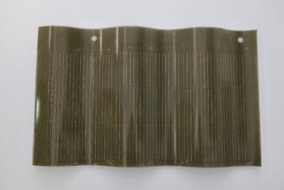 China Zuhause Haus Dach Solarpaneel Fliesen gekrümmtes Panel Photovoltaik mit Max. Leistung von 50W zu verkaufen