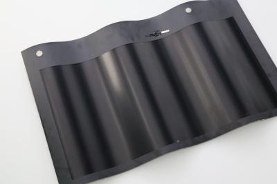 China Black Red Green 50W Solar Panels Thin Film Solar Roof Curve Curved Tile with XSDCM-50-H Open-Circuit Voltage of 6.69V for sale